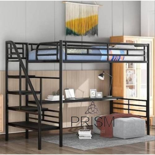 Jual Loft bed besi ranjang tempat tidur minimalis dipan besi variasi LF ...