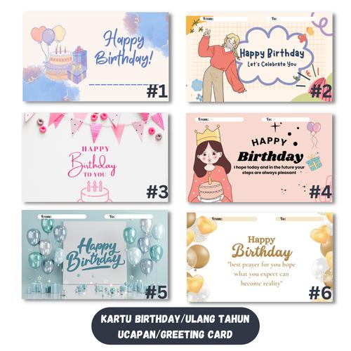 Jual Kartu Ucapan Happy Birthday | Kartu Ucapan Ulang Tahun - +TEKS ...