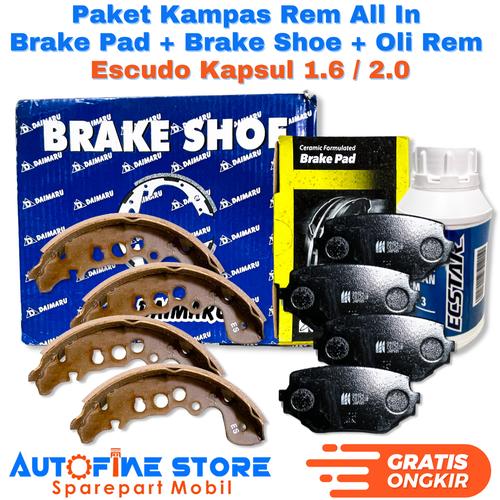 Jual Paket Kampas Rem Suzuki Escudo Kapsul 1.6 / 2.0 - Depan+Minyak ...