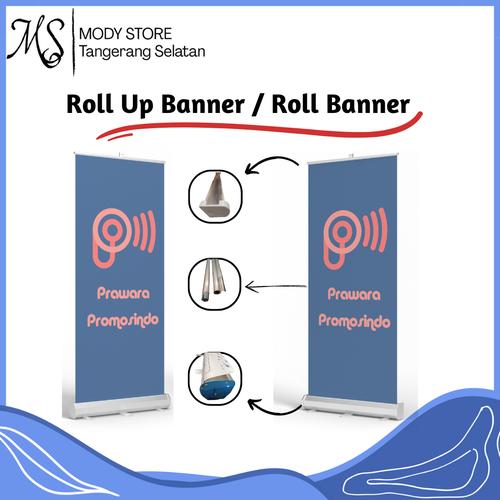 Jual Roll Banner 60 x 160 cm / Cetak Roll Up / Roll Up Banner Alumunium ...