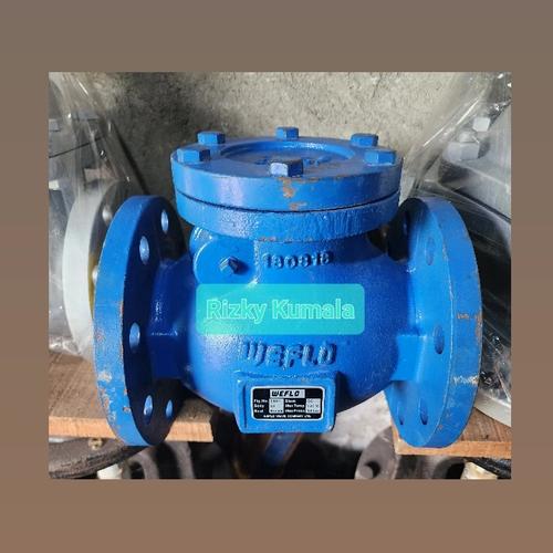 Jual Swing Check Valve WEFLO 3" Inch PN16 Flange DN80 Cast Iron - Kota ...