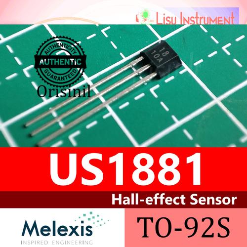 Jual US1881 Hall-effect Sensor High Sensitivity 18 TO-92S Original ...