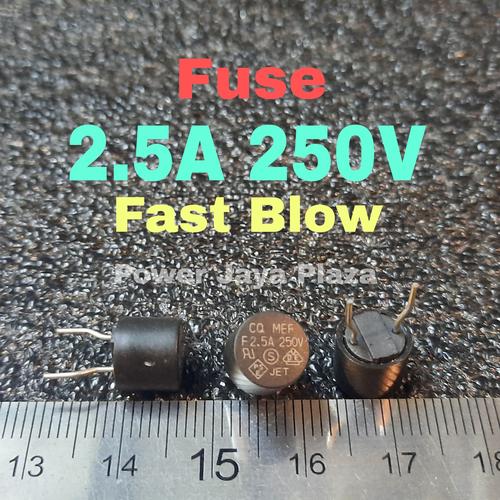 Jual Fuse F2.5 2.5A 2,5A 250V Fast Acting - Kota Bandung - Power ...