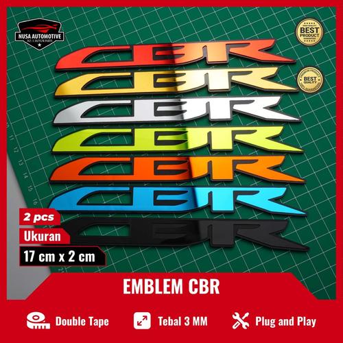 Promo EMBLEM CBR 3D AKSESORIS LOGO TIMBUL VARIASI TANGKI MOTOR HONDA ...