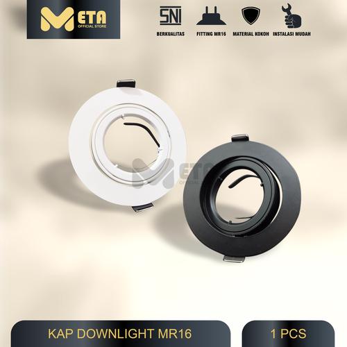 Jual Kap lampu downlight fitting pin tusuk housing lampu downlight MR16 ...