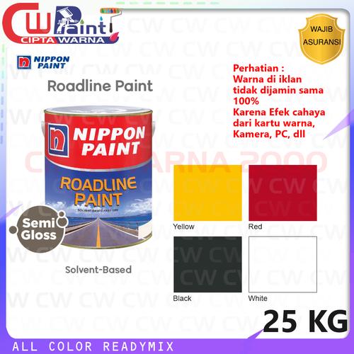 Jual CAT MARKA JALAN GARIS PENANDA TOL RAYA ROAD LINE NIPPON PAINT 25KG ...