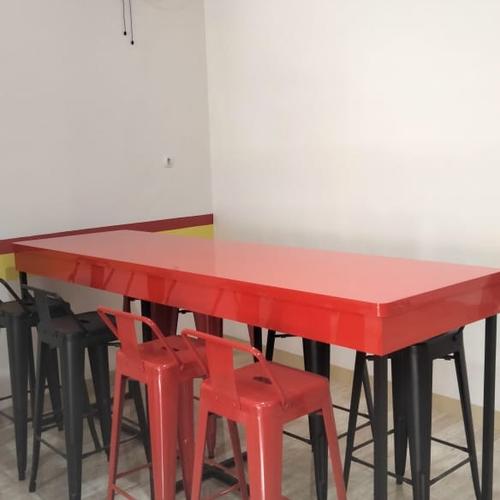 Jual Meja Cafe / Counter Makan Cafe / Meja Tinggi / Meja Bar / Cafe ...