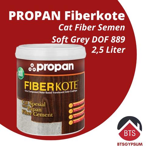 Jual Cat Propan Fiberkote / Soft Grey DOF 889 2.5 L / Fibersemen ...