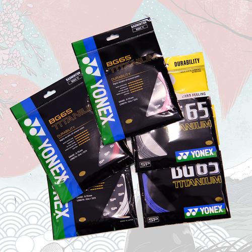 Jual Senar Badminton Yonex BG 65 Titanium / BG65 TI SP - WHITE ...