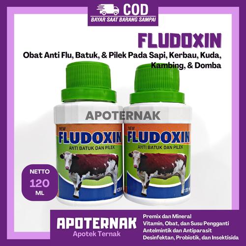Jual FLUDOXIN 120 ml | Obat Flu Batuk Pilek Hewan Ternak Sapi Kambing ...