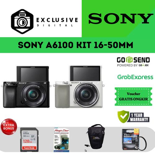 Jual SONY ALPHA A6100 KIT 16-50MM / SONY A6100 KIT 16-50MM / SONY A6100 ...