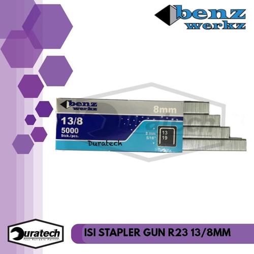Jual Isi Staples 13/8 (8mm) tembakan tangan R23 / isi Gun tacker R23 ...