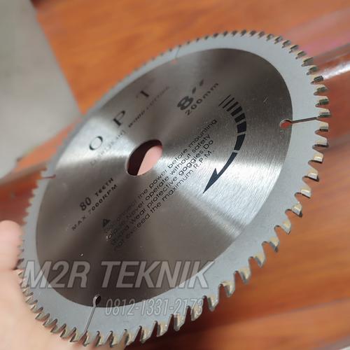 Jual mata gerjagi kayu 8 inch 80 t circular saw blade TCT OPT taiwan - 60 T - Jakarta Timur ...