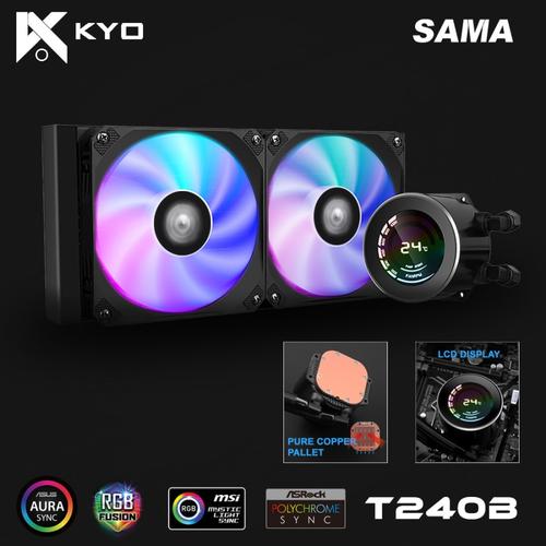 Jual KYO SAMA T240B ARGB AIO Liquid Cooling 240mm AIO 240 GARANSI RESMI ...