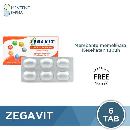 Jual Zegavit Strip 5 Kaplet - Suplementasi Multivitamin Kesehatan Tubuh ...