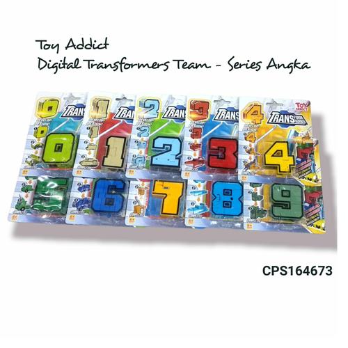 Jual Toy Addict Mainan Robot Digital Transform Number(angka) - 9 nine ...