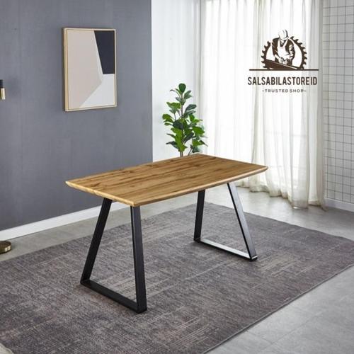 Jual MEJA MAKAN TOP TABLE KAYU JATI/MEJA MAKAN MINIMALIS/MEJA KANTOR ...
