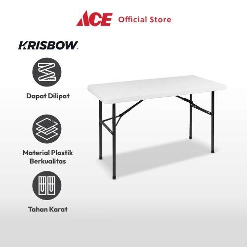 Jual Krisbow Meja Lipat 122Cm Ace Folding Table Meja Makan Kerja ...