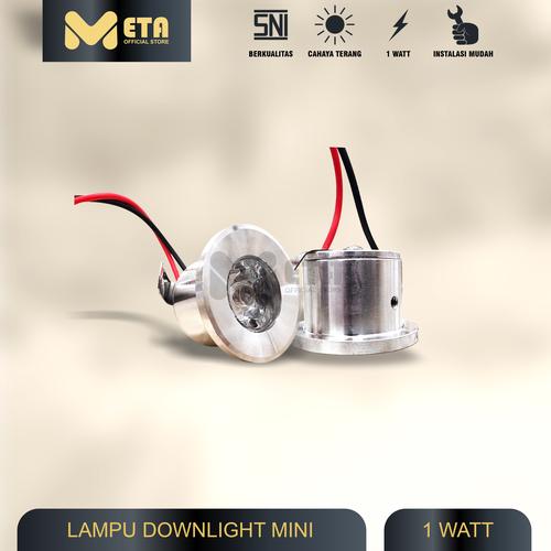 Jual Lampu downlight mini 1 watt lampu led 3 Cm 1 watt - Cahaya Kuning ...