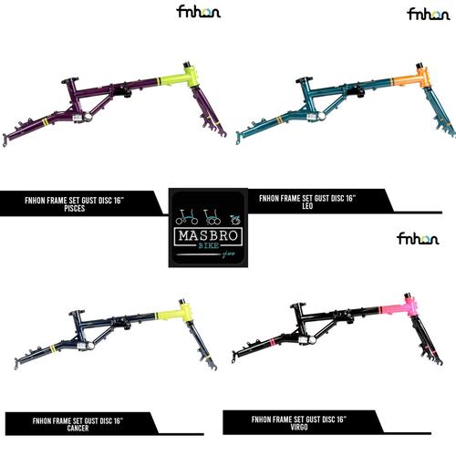 Jual frame fnhon gust zodiak discbrake new - Aquarius - Jakarta Barat ...