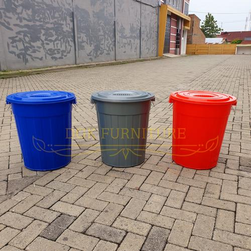 Jual Tong Ember Air Bertutup Plastik 80 Liter 80 Litre 80 L 80L Murah ...