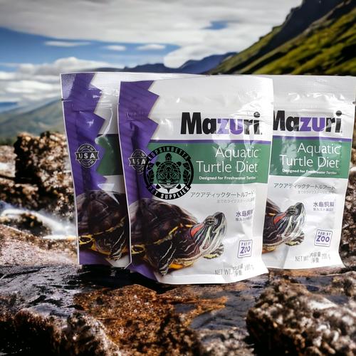 Jual Mazuri Aquatic Turtle Diet 200 gr Original Asia Pack Makanan Kura ...