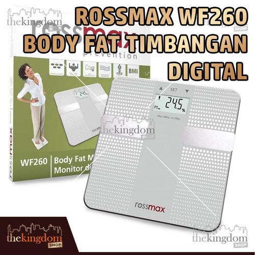 Promo Rossmax WF260 Body Fat Timbangan Digital Pengukur Lemak Badan ...
