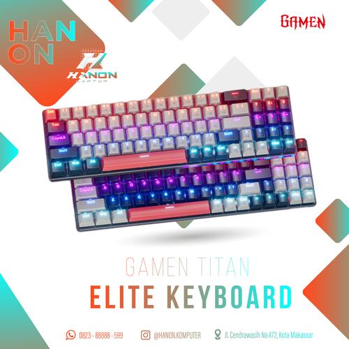 Jual GAMEN TITAN ELITE - Mechanical Gaming Keyboard Kantor Sekolah ...