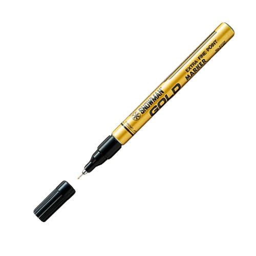 Jual Snowman Paint Marker Extra Fine / Spidol Gold / Emas EFGP-12 - Kab ...