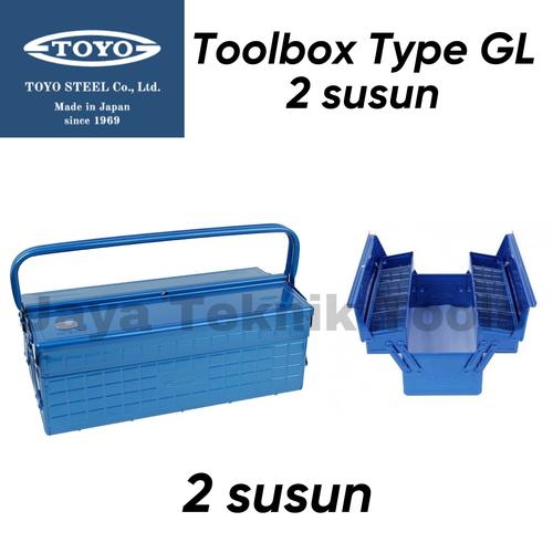 Jual Toolbox Toyo Japan Tipe GL 2 Susun Kaleng Besi Tool Box Kotak ...