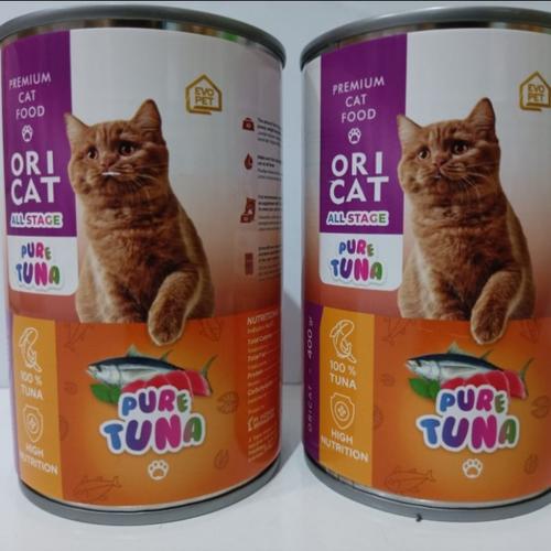 Jual Ori Cat kaleng 400gr Wet food Makanan basah kucing - Pure Tuna ...