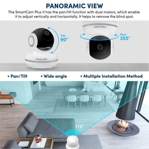 Jual Prolink SmartCam Plus II Full-HD 1080P Wireless IP Camera l Pan ...