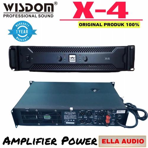 Jual Power amplifier Wisdom X4 ampli wisdom x4 Original - Jakarta Pusat - ELLA AUDIO | Tokopedia