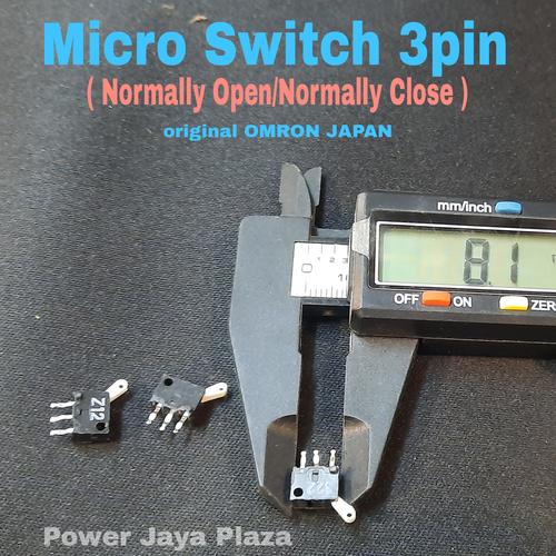 Jual Micro mini Basic Switch 3pin NO NC D3C-1210 asli OMRON JAPAN - Kota Bandung - Power Jaya ...