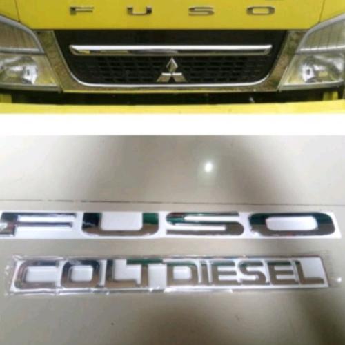 Jual Emblem Logo Fuso Chrome / Fuso Colt diesel - Colt Diesel - Jakarta ...