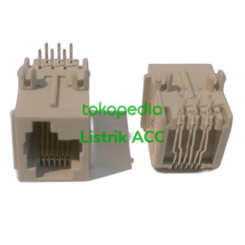 Jual Female RJ12 6pin Right Clip / Konektor Lego EV RJ 12 Female Right - Kanan - Jakarta Barat ...