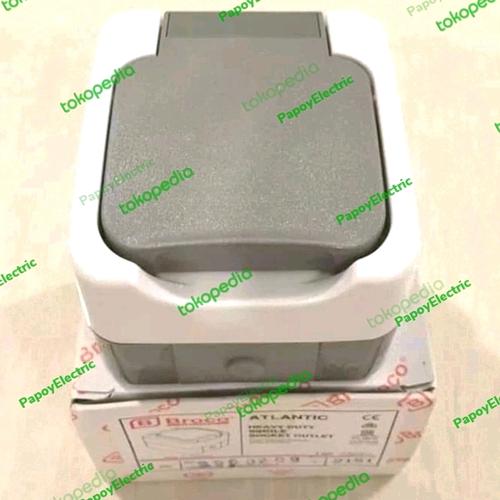 Jual Stopkontak OB BROCO ATLANTIC Outdoor Colokan Outbow Socket 1Gang ...