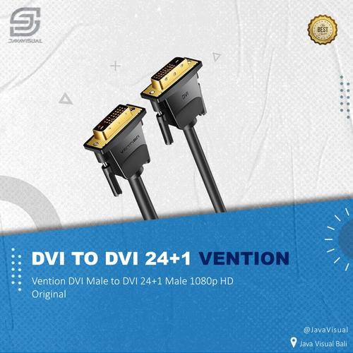 Jual Vention Kabel DVI DVI-D 24+1 Male to Male Dual Link - 1 Meter ...