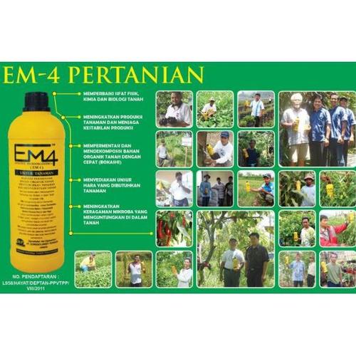 Jual Pupuk cair organik EM4 Pertanian untuk tanaman 1 liter - Kota ...