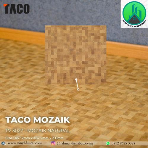 Jual Lantai Vinyl Taco Mozaik Natural 3mm - Type TV 3027 Best Seller ...