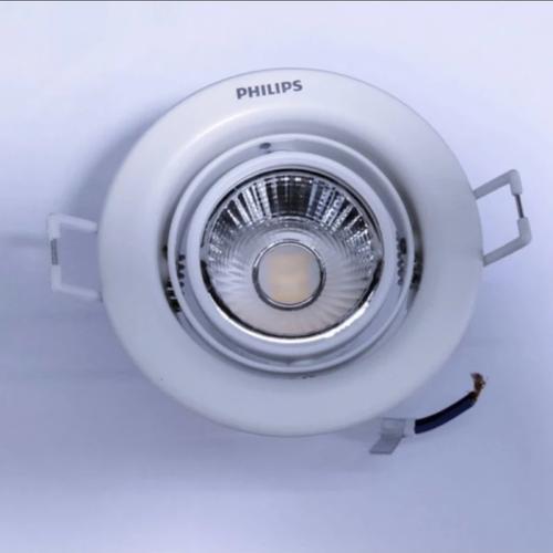 Jual Spot Light Philips 7W LED Spotlight 7 W Watt 59776 POMERON - 2700K ...