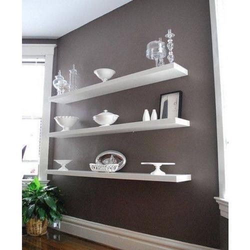 Promo Rak Ambalan Meja tv gantung 150 cm x 30 cm x 4 cm - Putih, 150 x ...