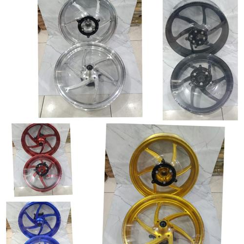 Jual VELG RECING DELKEVIC MODEL SIX STAR XMAX 250 UK 350 X 15 /UK 400 X ...