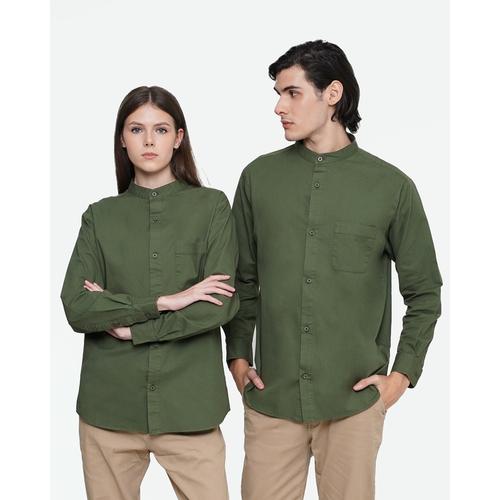Jual Kemeja Unisex Erigo Shanghai Longsleeve Weyburn Emerald - L - Kab ...