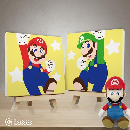 Jual PAINT BY NUMBERS SUPER MARIO BROS LUIGI PAINTING KIT BY NUMBER ...