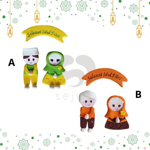 Jual Hiasan Kue / Cake Topper / Gumpaste Lebaran / Topper Karakter ...