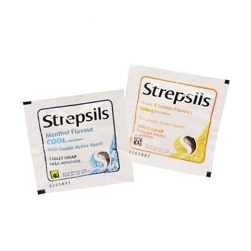 Jual strepsils permen cool menthol biru shooting honey lemon kuning 1 ...