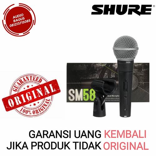 Jual SHURE SM58 / Mic SM 58 / SM58LC Mic Vocal Dynamic ORIGINAL ...