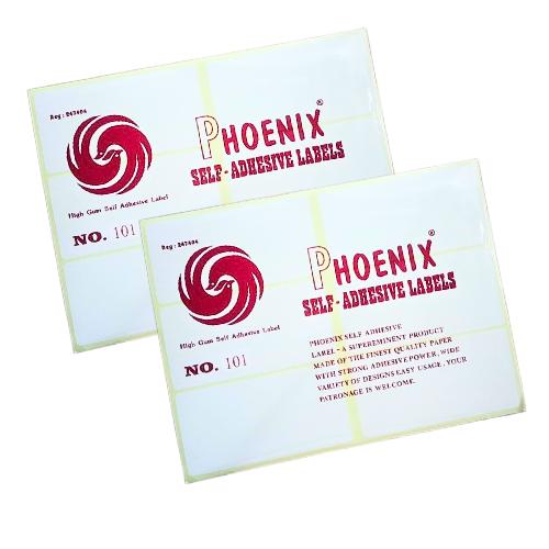 Jual Label Stiker Phoenix No.101 & No.106 Kertas Harga - No 101 - Kab ...