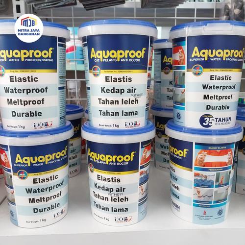 Jual AQUAPROOF 1 KG WATERPROOFING, CAT PELAPIS ANTI BOCOR - Abu-abu ...